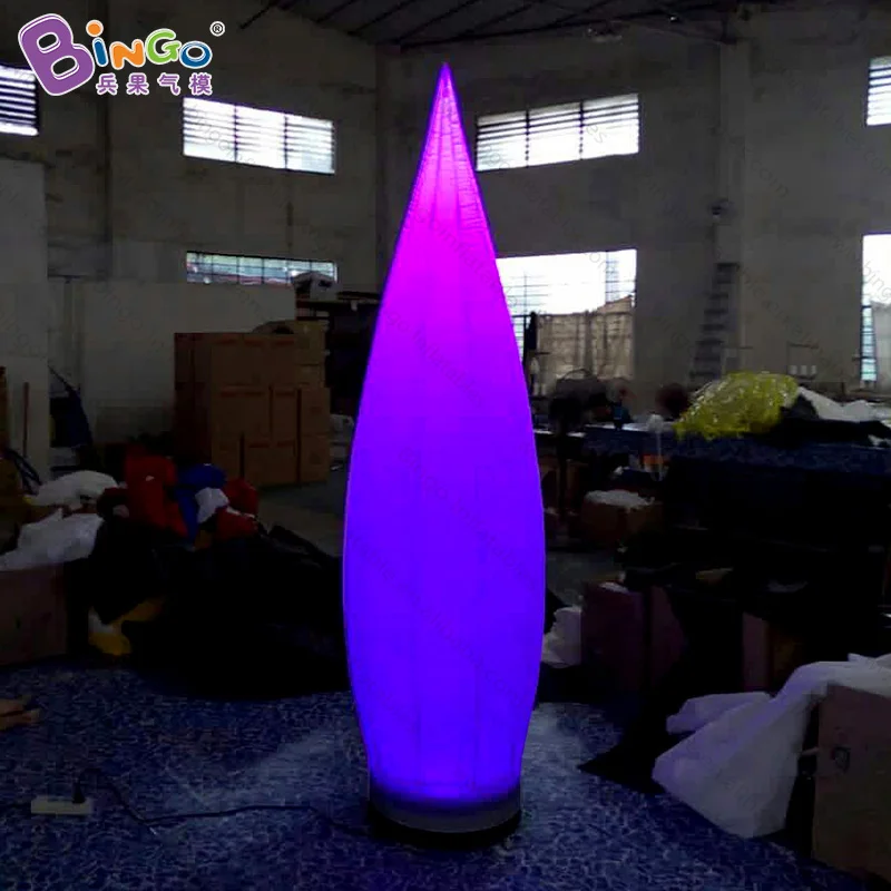 2018 Hot sale LED inflatable pillar, water drop shaped inflatable ...