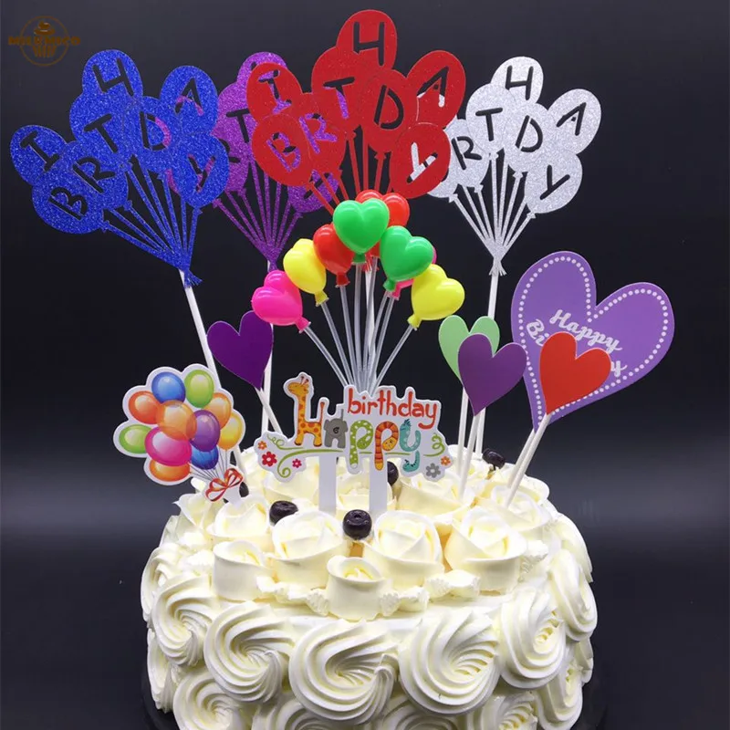 Online Buy Wholesale Happy Birthday Cake Toppers From China Happy