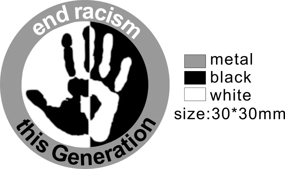 Customs End Racism Metal Badge Pin - Pins & Badges - AliExpress