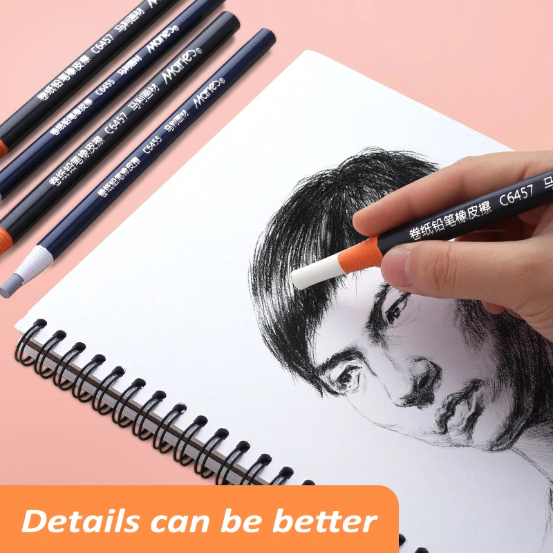 Roll Paper Shredded Eraser Pencil Rubber Sketch Highlight Rubber ...
