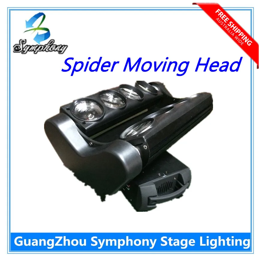 8*10W White Color Led Spider Moving Head Beam Light DMX Led Spider ...