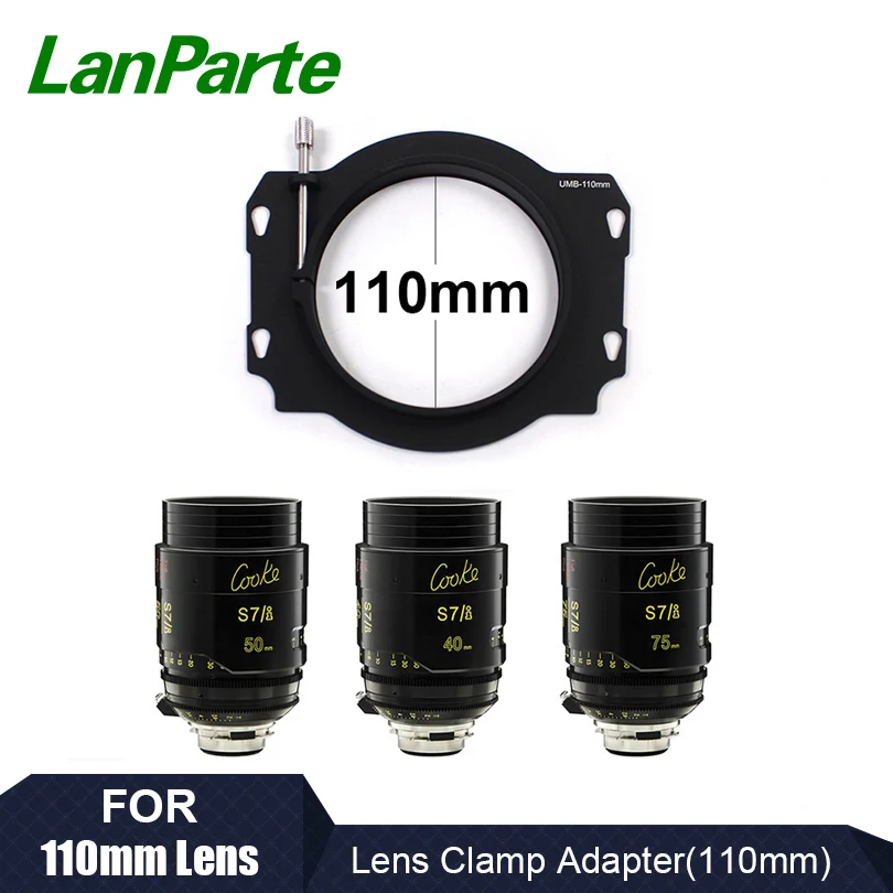 LanParte-Matte-Box-Lens-Clamp-Adapter-110mm-for-Anamorphic-Lens-Premium ...