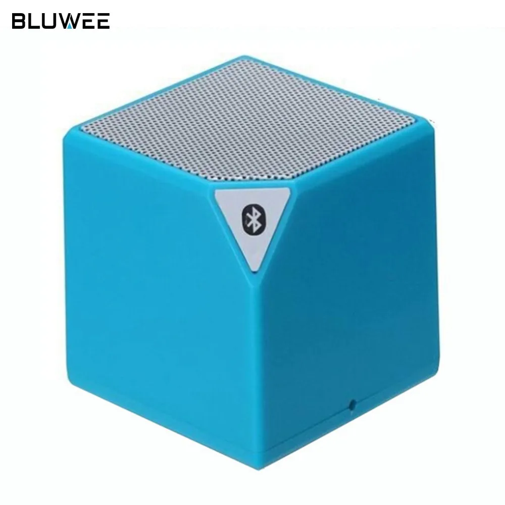Mini Square Bluetooth Speaker Wireless Music Player with Built in Mic ...
