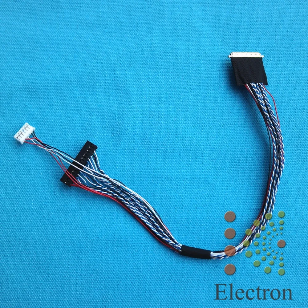 Double Six 40 Pins 0.5mm Lvds Cable Fix Led Lcd Screen Driver Board ...