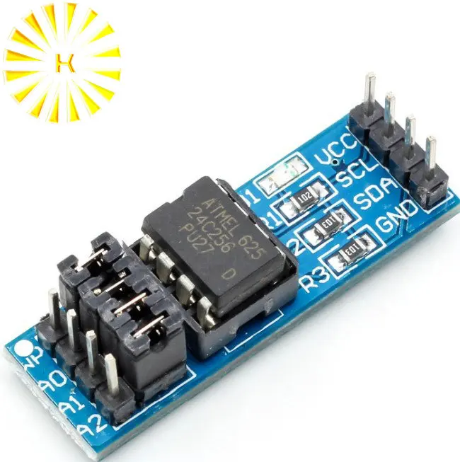 새로운 AT24C256 24C256 I2C 인터페이스 EEPROM 메모리 모듈 커넥터|커넥터| - AliExpress