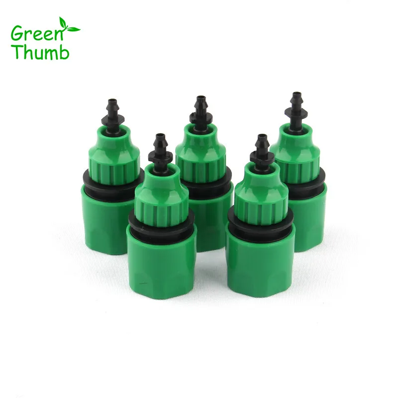 1 50sets Fast Coupling Adapter with 4 7mm Hose Connector Drip Tape for 1 50sets Fast Coupling Adapter with 4 7mm Hose Connector Drip Tape for