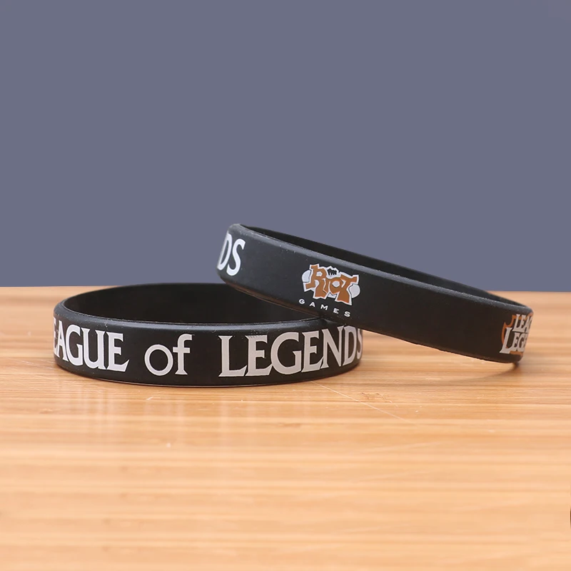 6 Cores LOL GameLeague Of Legends Silício Bileklik Bracelests Silicone ...