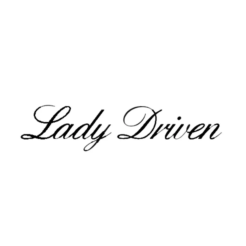22-5-1CM-LADY-DRIVEN-Lovely-Sign-For-Lady-Car-Body-Stickers-Vinyl ...