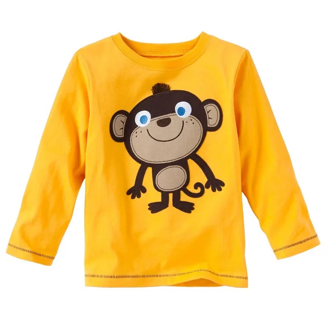 Yellow Monkey Baby Boys Clothes Long Sleeve t shirts children tees ...