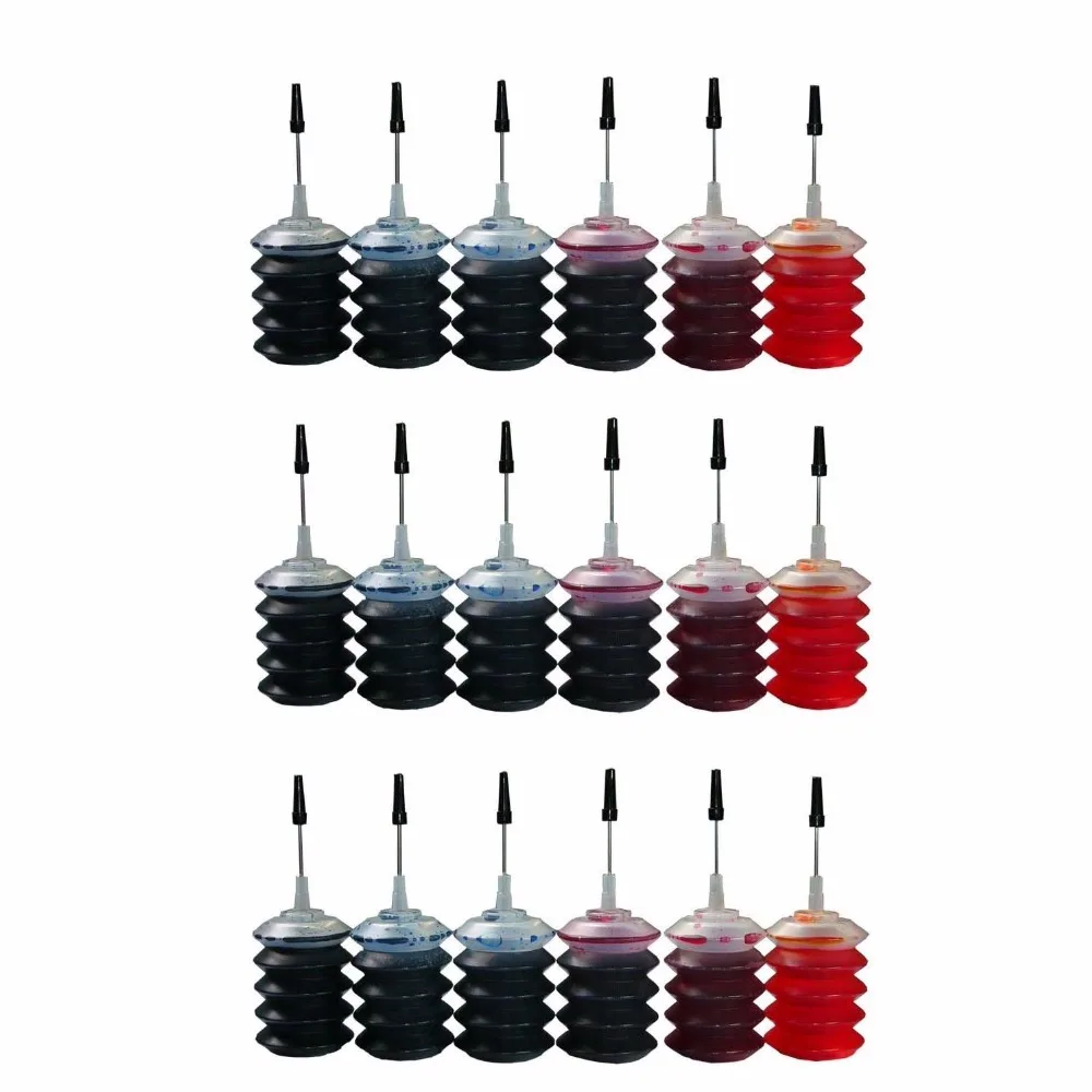 18pcs x30ML Refill Ink kit Universal for Epson Canon HP Brother Lexmark ...