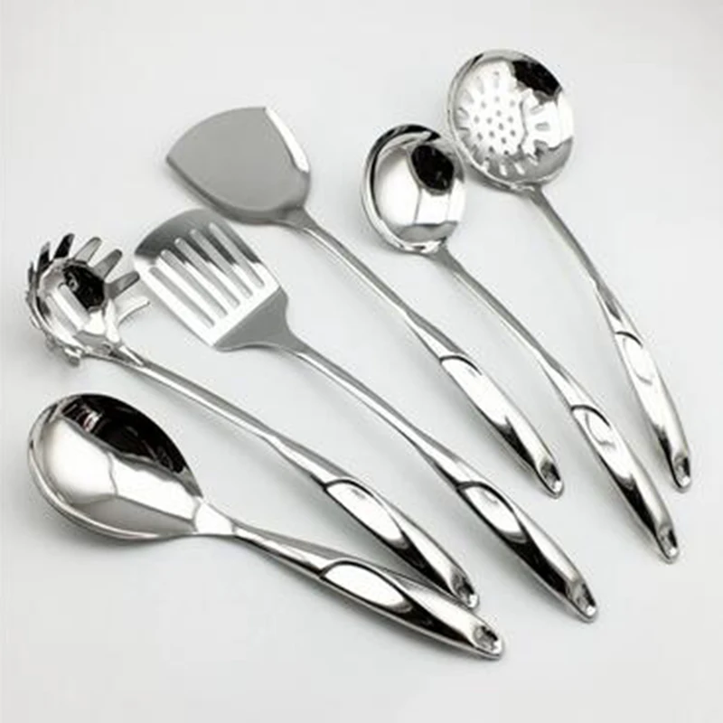 6pcs stainless steel cook tools set multifunction spoon slotted spatula ...