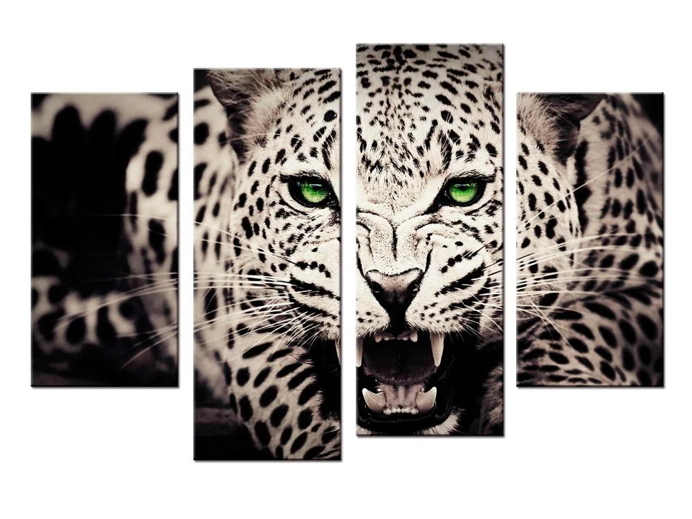 4 Peças Modulares Pictures para Casa Arte Da Parede Pintura série ...