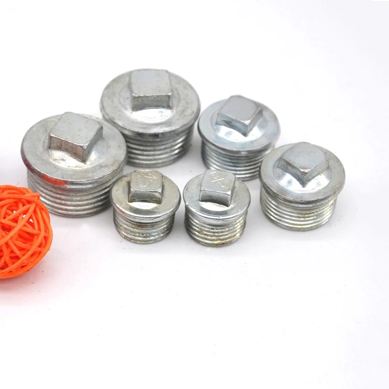 10pcs Head Pipe fitting Plug DN15/DN20/DN25/DN32/DN40/DN50/DN80/DN100 ...