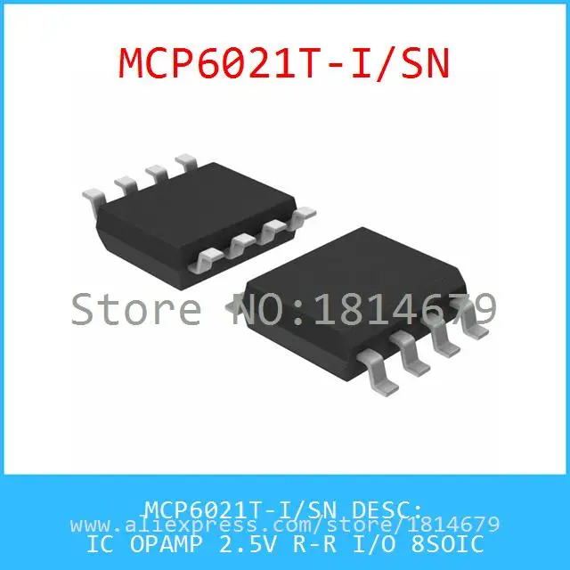 Free Shipping 1PCS/lot MCP6021T I/SN IC OPAMP 2.5V R R I/O 8SOIC ...