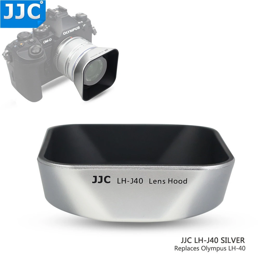 Jjc Reversible Bayonet Square Lens Hood Shade For Olympus M.zuiko ...