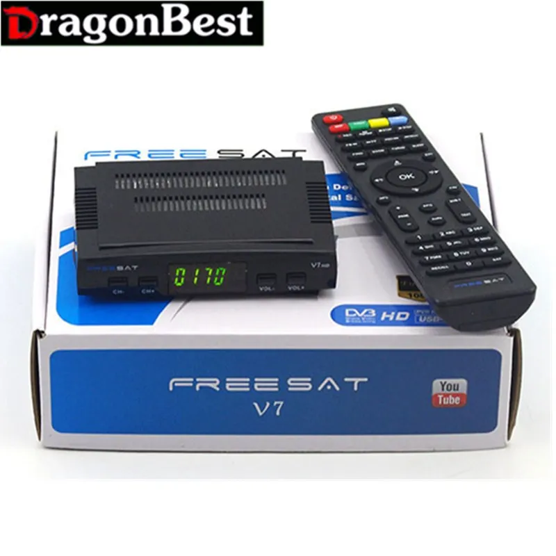 Freesat V7 HD Satellite Receiver DVB S2 1080p Full HD IPTV Receptor ...