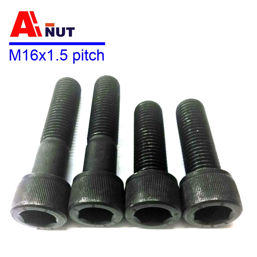 m16*1.5 pitch Hex Socket screw , DIN912 m16 Fine Thread pitch bolt ...