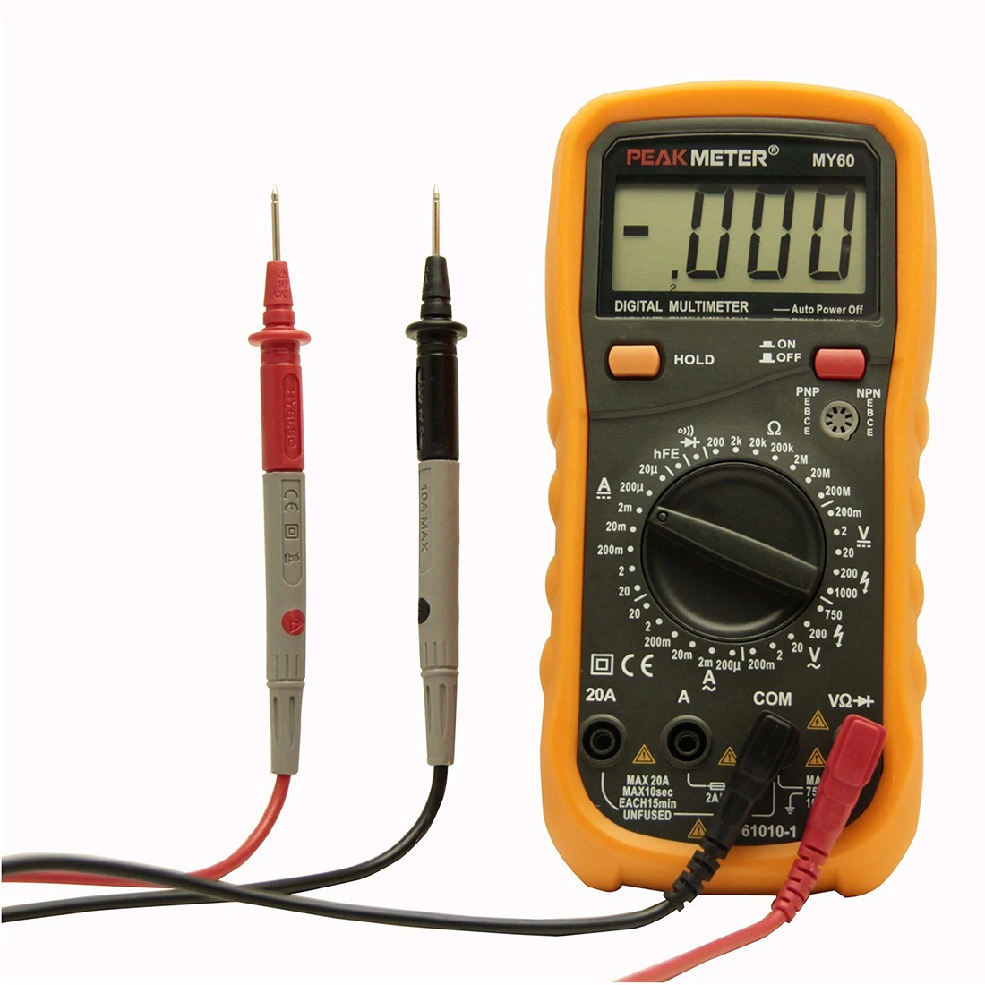 PEAKMETER MY60 Digital Multimeter High Voltage Meter Tester Current