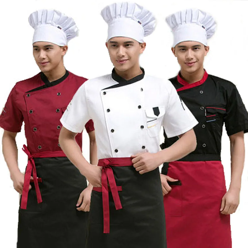 3 colores Ropa de Cocinero Chefs de Los Restaurantes del Hotel Ropa de ...