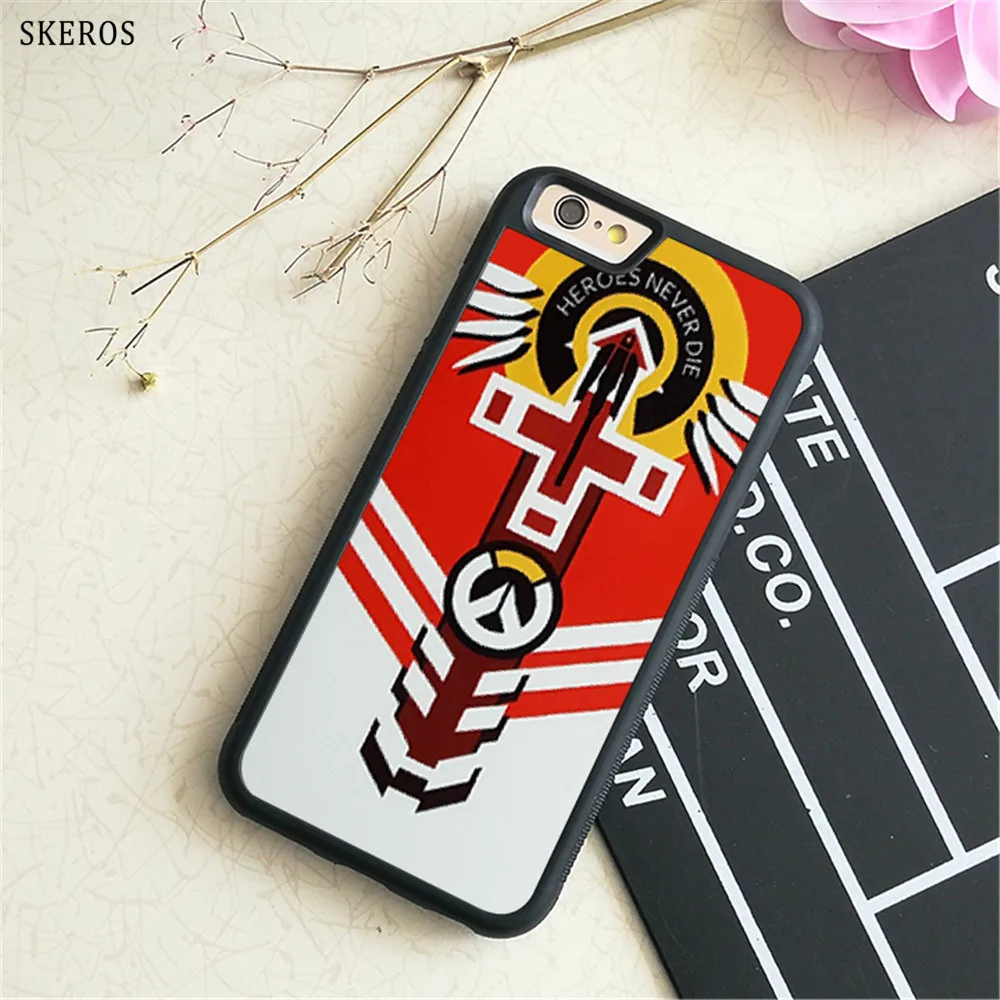 SKEROS Overwatch Mercy Heroes Never Die 12 (2) phone case for iphone X ...