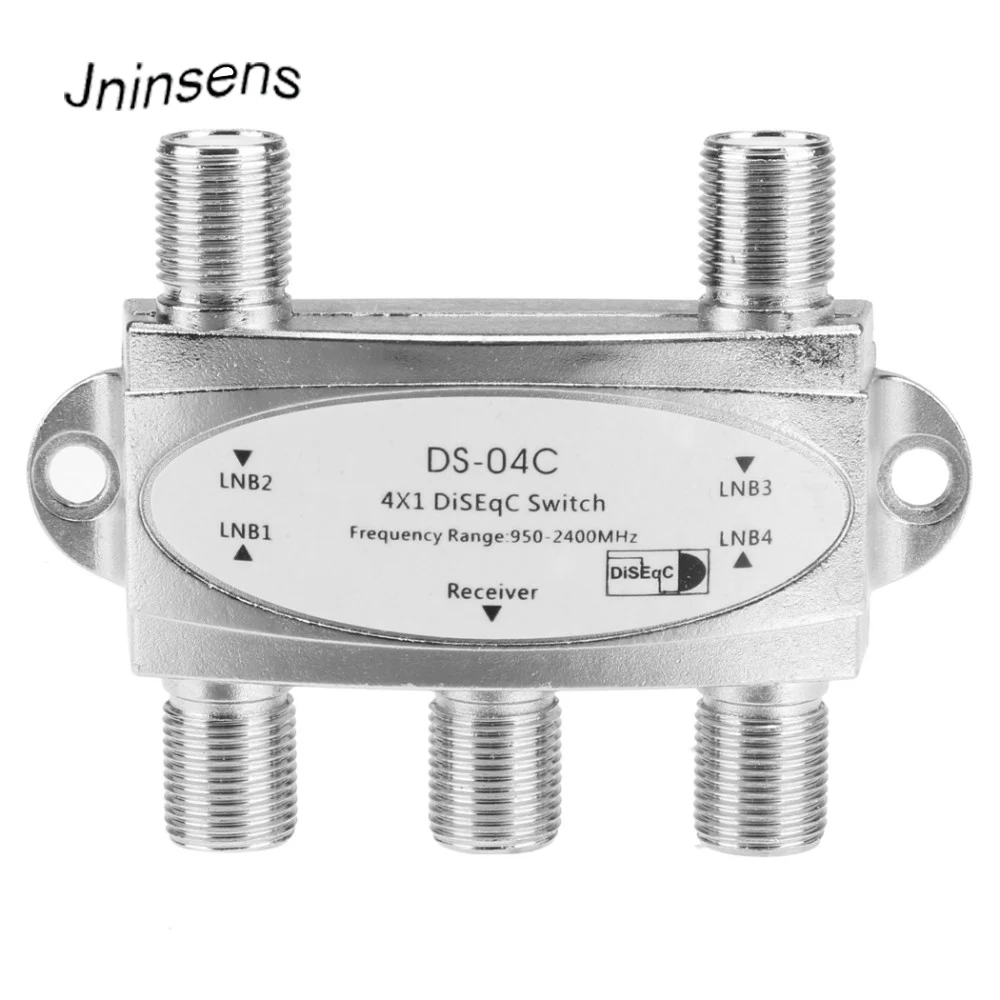 2017 novedad de alta calidad Wideband 4x1 DiSEqC 2,0 Switch 950 2400MHz ...