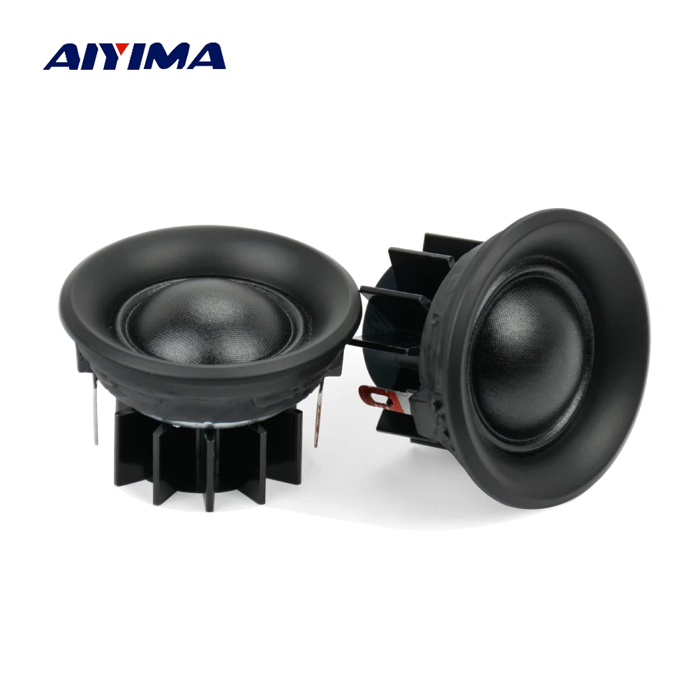 Aiyima 2pcs 10w 1.5inch Tweeters Loudspeakers Treble Mini Portable Silk ...