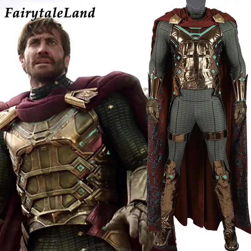Marvel Spider Man: Far From Home Mysterio Cosplay Costume Quentin Beck ...