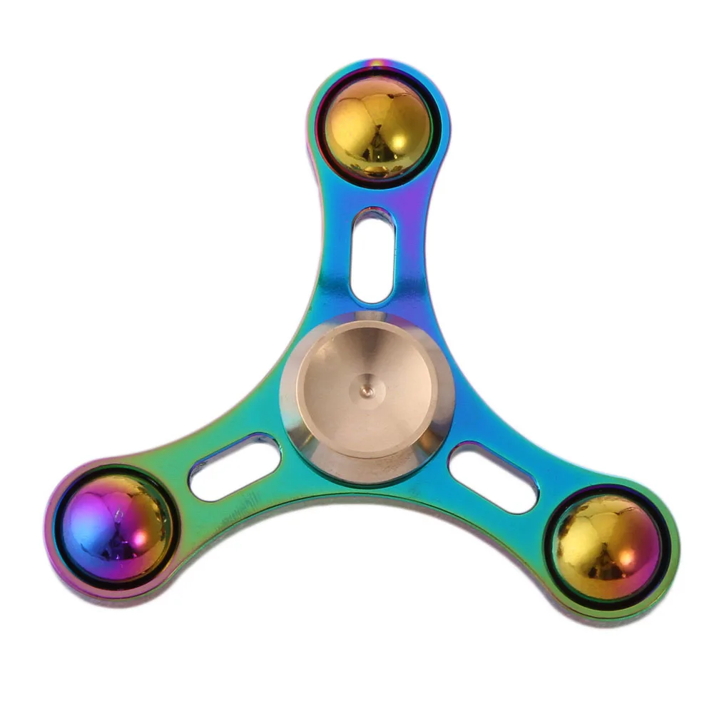 Rainbow EDC Spinner Fidget Spinner Hand Metal ADHD Autism Focus Finger ... Rainbow EDC Spinner Fidget Spinner Hand Metal ADHD Autism Focus Finger ...