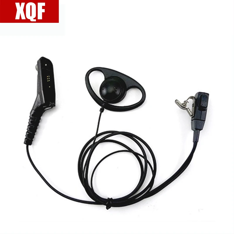 XQF-D-Shape-Earpiece-Headset-Mic-for-Motorola-XPR6500-XPR6550-XPR6580 ...