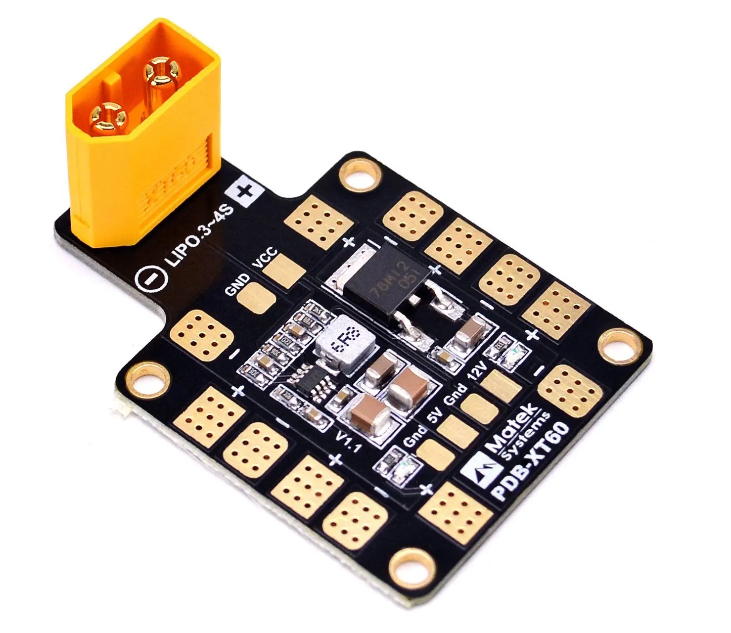 MATEK Mini Power Hub PDB XT60 Power Distribution Board PDB XT60 with ... MATEK Mini Power Hub PDB XT60 Power Distribution Board PDB XT60 with ...