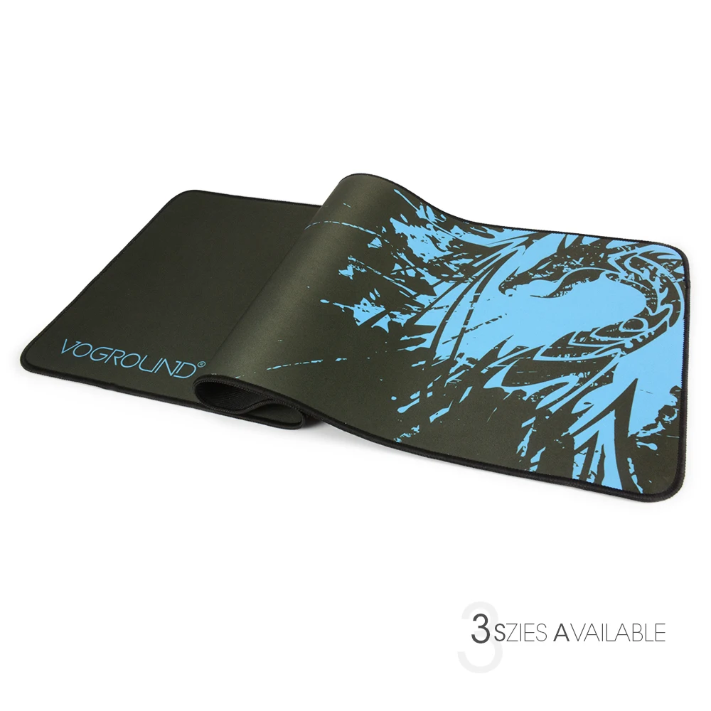 VOGROUND NEW Blue Dragon Speed Locking Edge Natural Rubber Mouse Pad ...