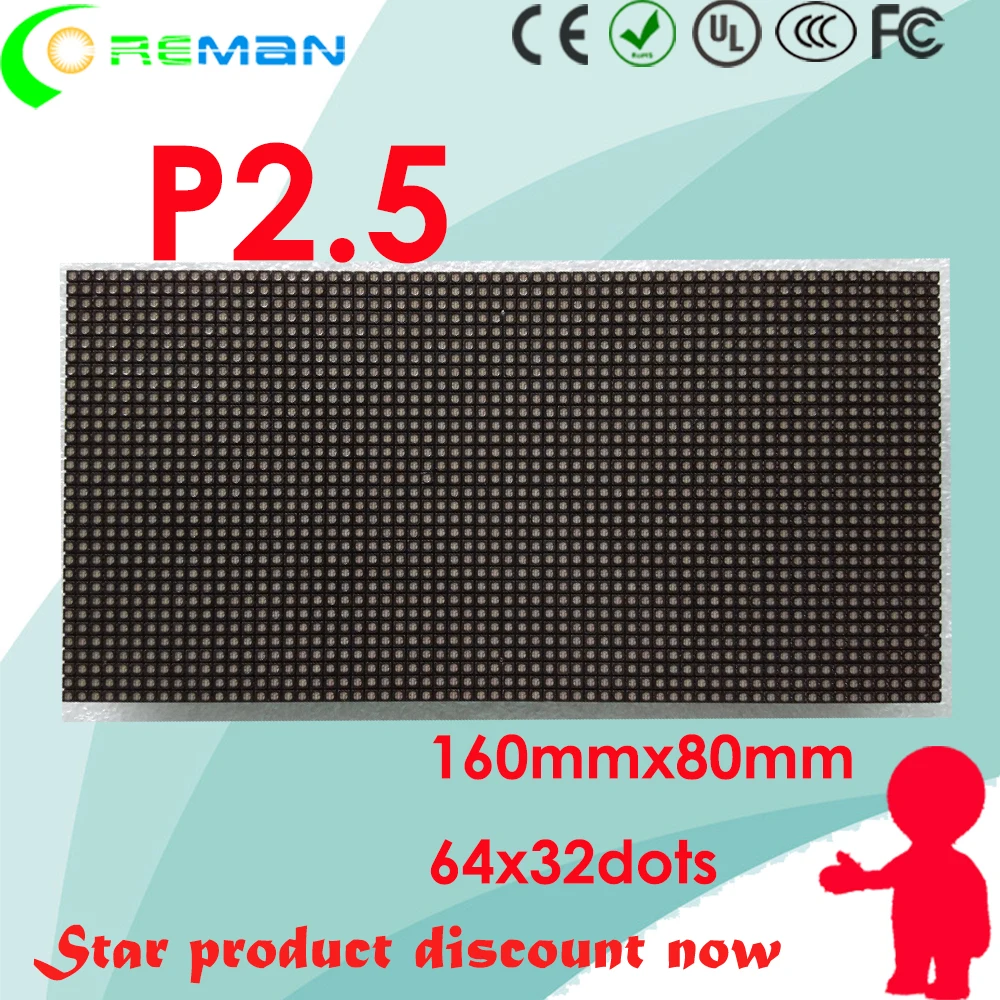 Best-selling-product-small-pixel-p2-5-led-panel-module-160mm-80mm-64-32 ...