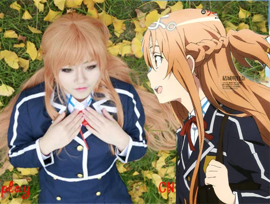 For-Women-Sword-Art-Online-Asuna-Cosplay-Costume-Cos-full-set-Yuuki ...