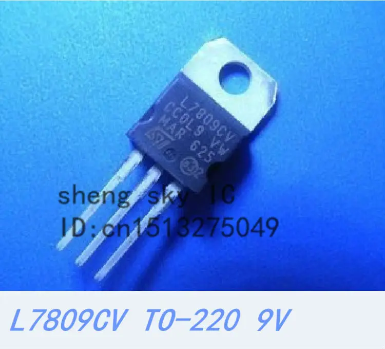 Regulador de voltaje IC 9V, L7809CV L7809 LM7809 100 a 220 TO 7809 ...