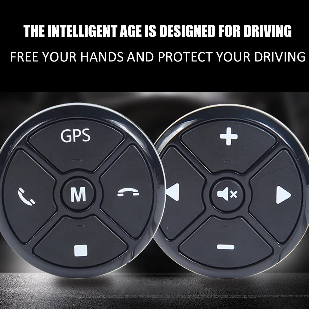 Car Smart Steering Wheel Controller Wireless Universal Multifunctional ...