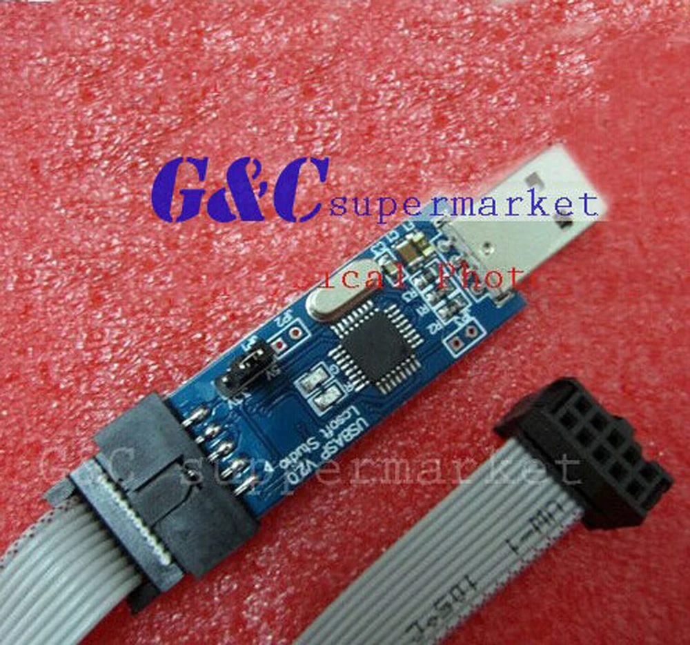 1pcs USB ISP Programmer for AVR ( 51 ATMega ATTiny )|isp programmer|usb ...