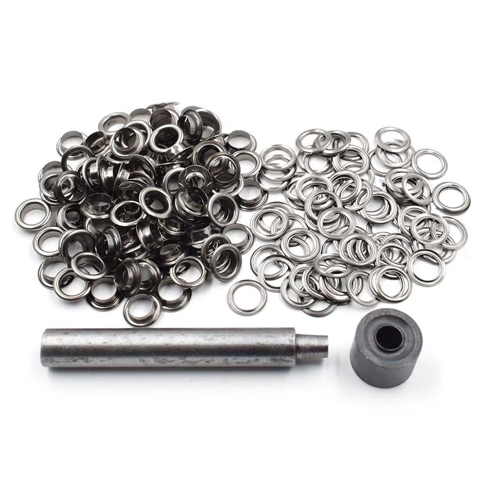 500sets-8mm-Eyelets-Metal-hole-Ventilation-holes-Eyelets-Black-metal ...