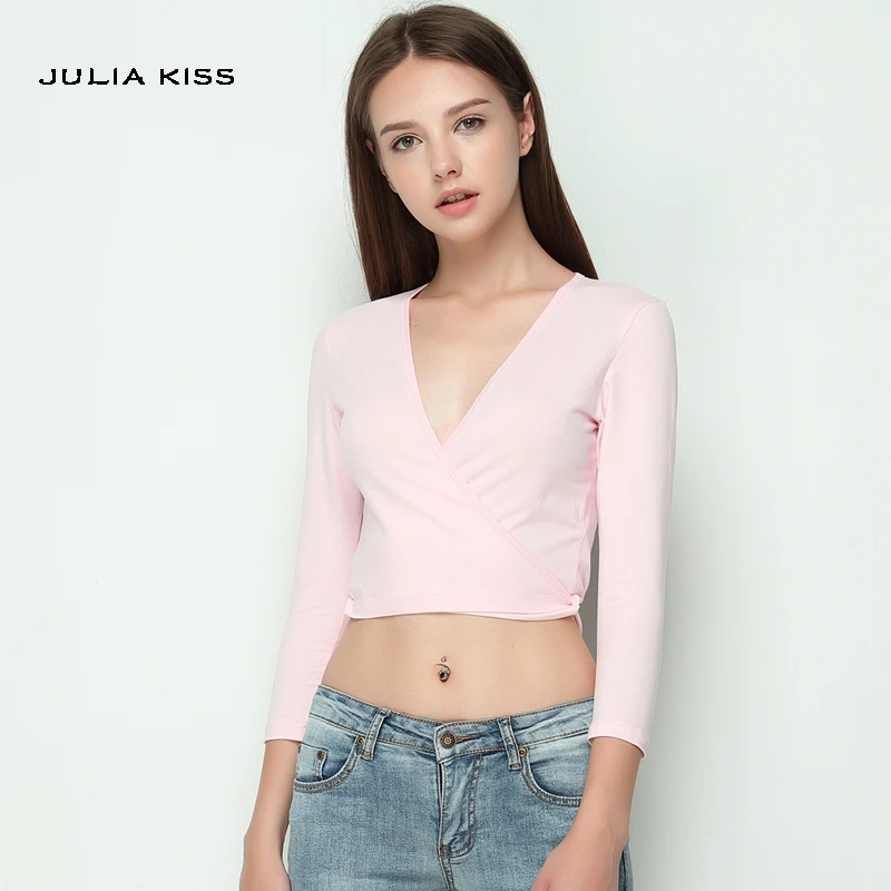 Fashion sexy low cut deep V neck bandage lacing slim waist 7 short ...