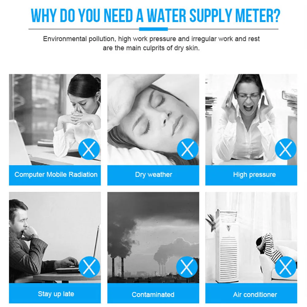 Vehemo 30 мл маленький объем синий свет Автомобильный увлажнитель ...