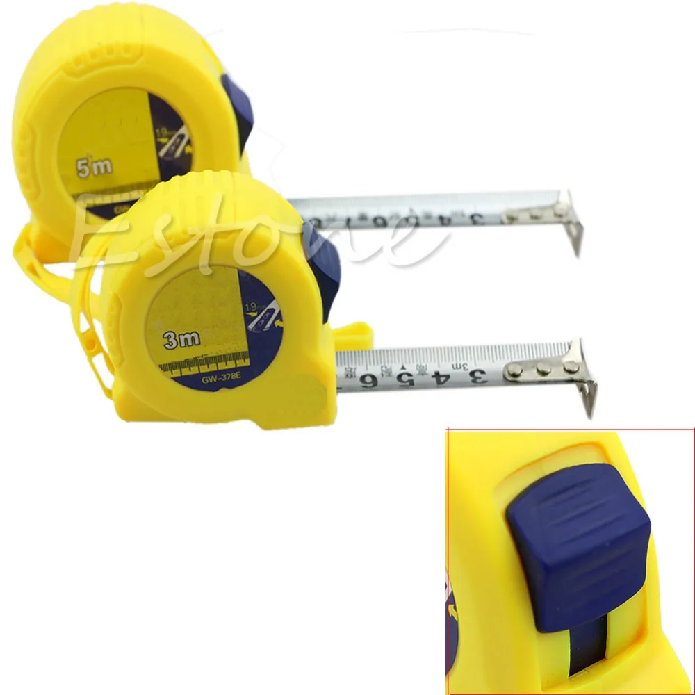 Aliexpress.com : Buy 3/5M Retractable Steel Ruler Measure Tape Manual ...