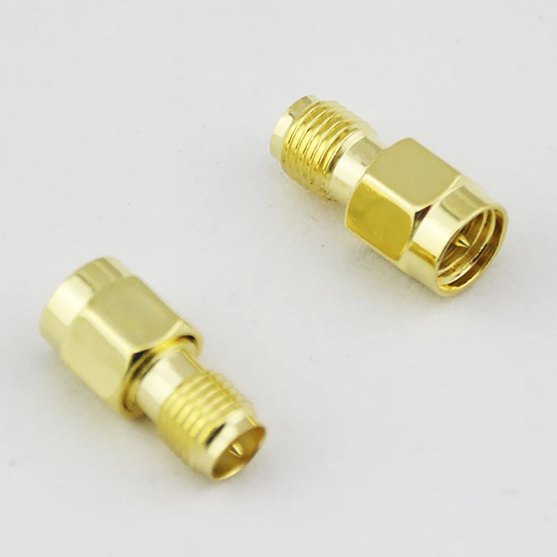 50pcs-Straight-SMA-Male-Plug-pin-to-RP-SMA-Female-Plug-pin-Adapter ...
