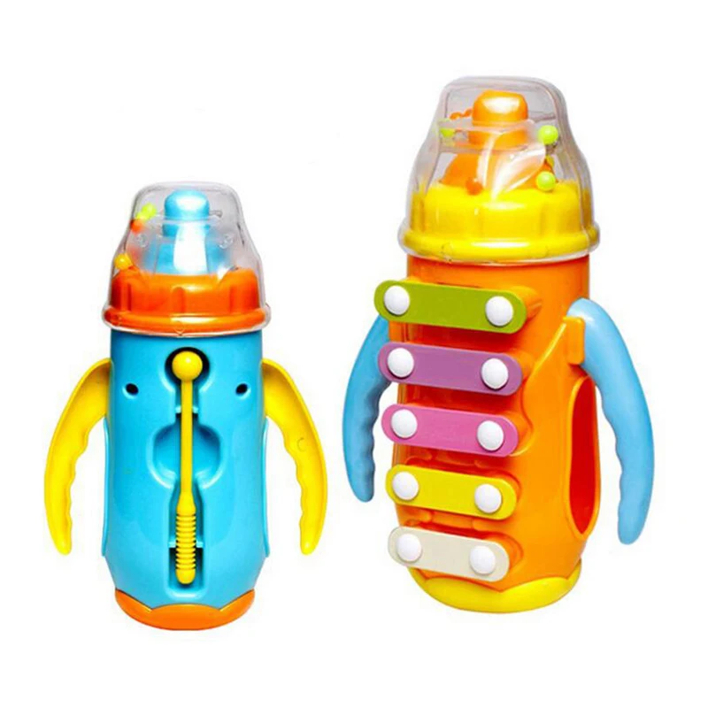 Milk Bottle Knock Harp Music Voise Maker toys Musical Instrument|Toy ...