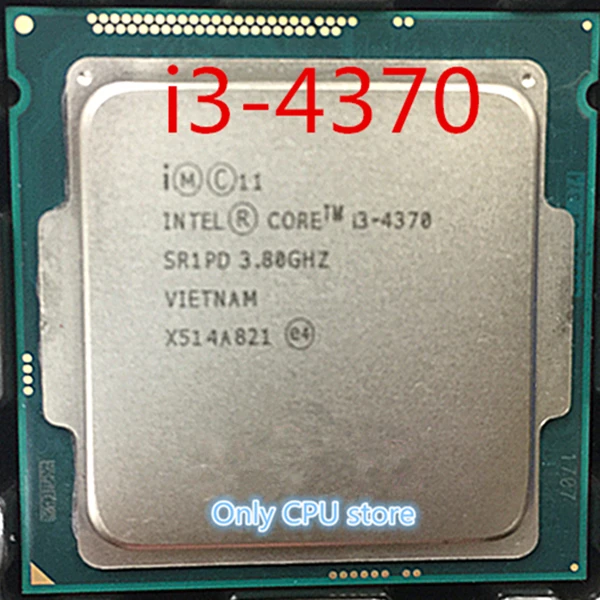 Frete grátis I3 4370 i3 4370 processador cpu lga 1150 3.8 ghz 22nm 55 w ...
