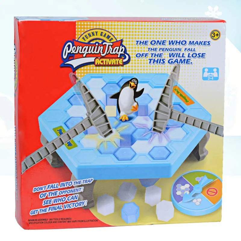 Children's toys ice breaking platform tolling toys save Penguin Desktop ...