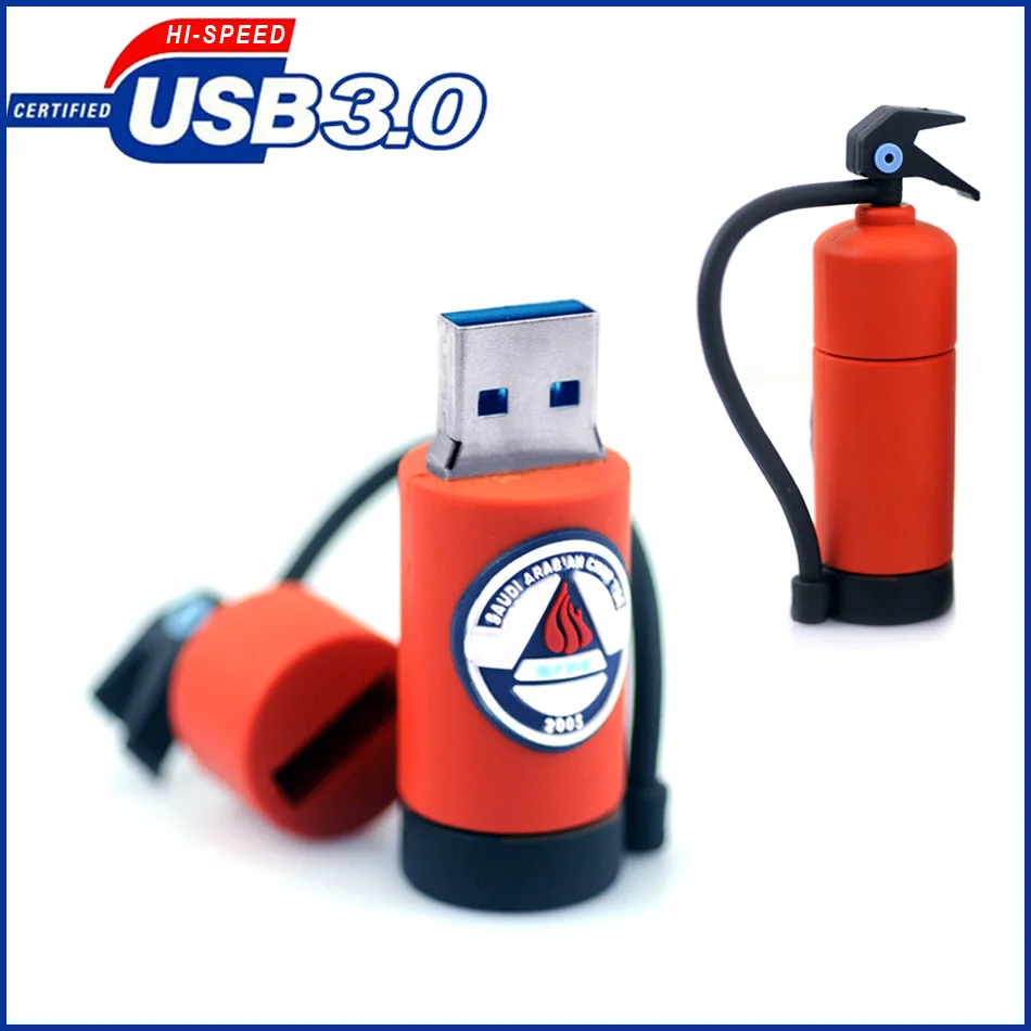 USB 3.0 Pen drive, Fire extinguisher USB flash drive 8GB 16GB special ...