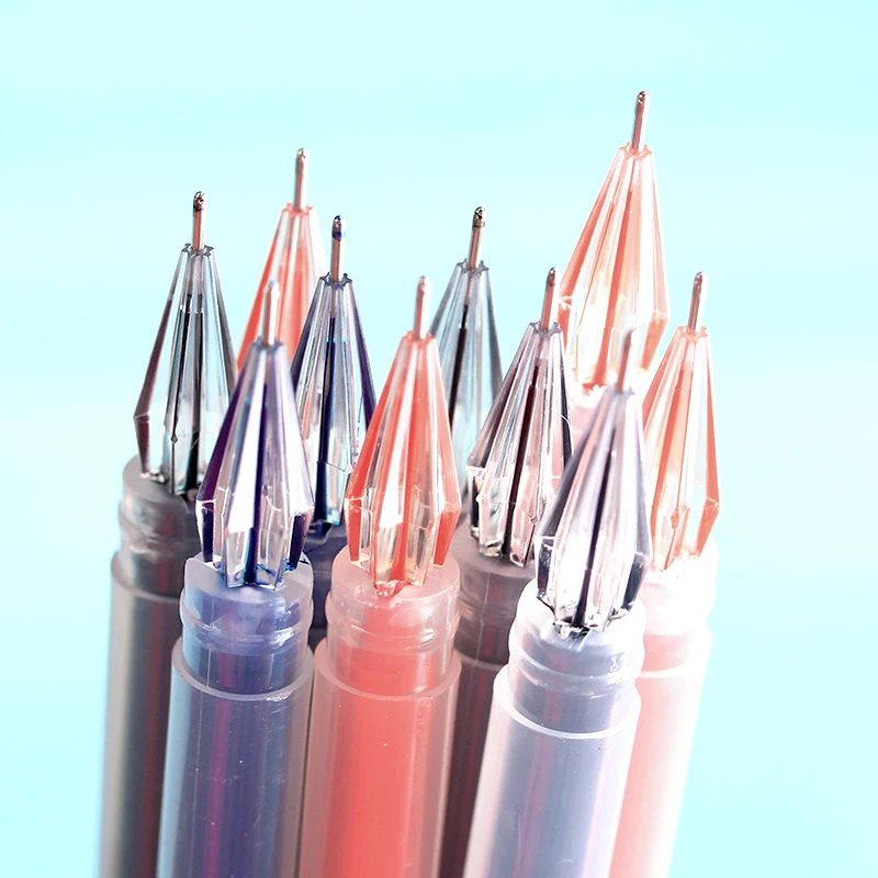 3pcs/set Diamond Pens 0.38mm Signature Gel Pen Kawaii Pens Creative ...