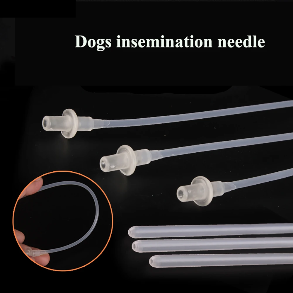 10PCS disposable pet canine artificial insemination pipe plastic dog ...