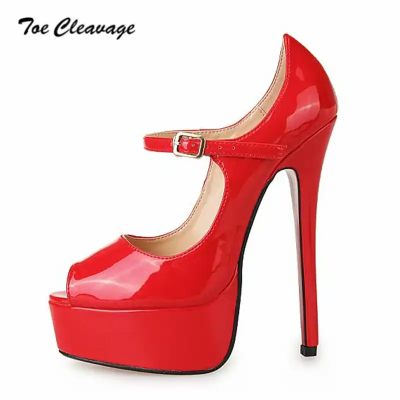 High Heel Pumps Toe Cleavage