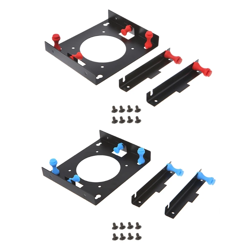 3.5'' to 5.25'' Hard Disk Drive Bracket Computer Case Adapter Mounting ...