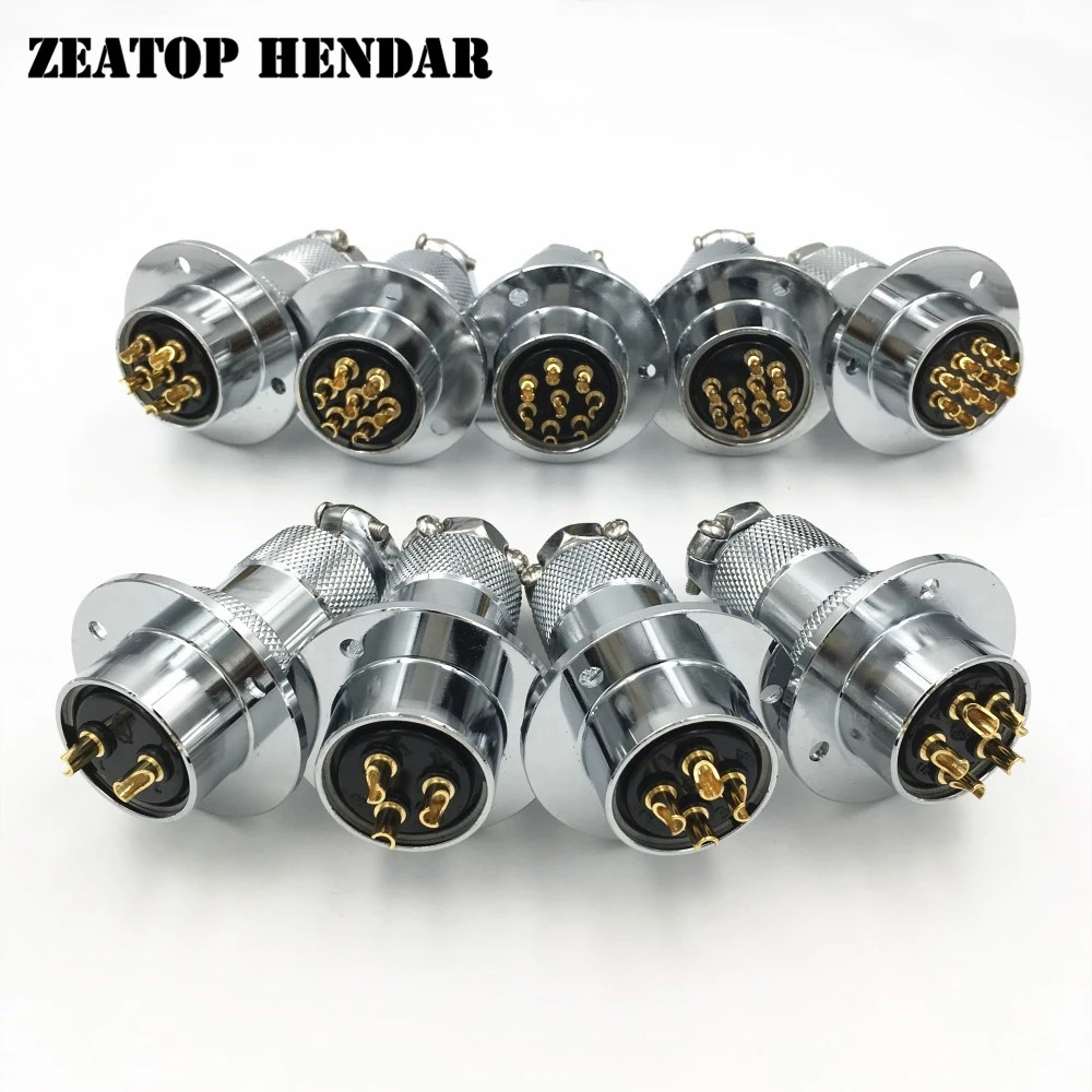 Electrical Equipment & Supplies Business & Industrial GX25 Aviation Plug Socket Male & Female 2 ...